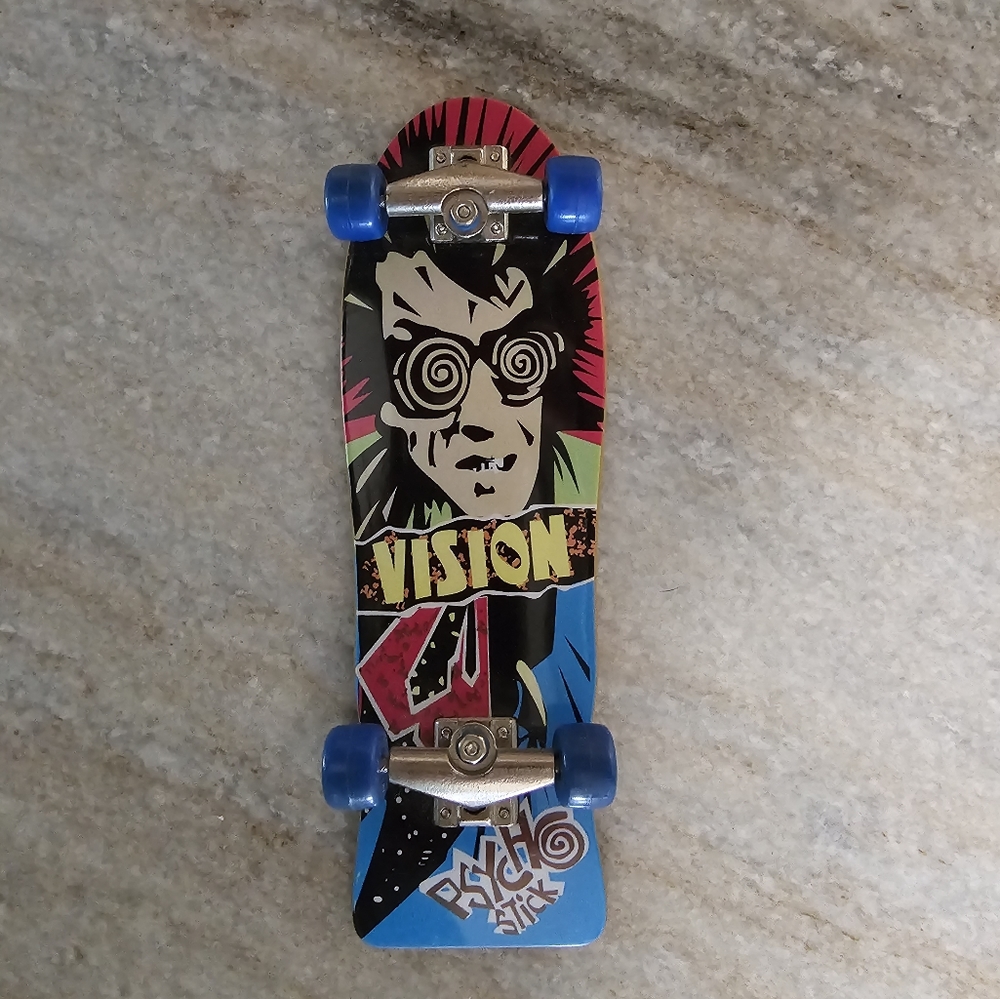 Tech Deck Vintage Jumbo Psycho Stick Vision Rare Fing… - Gem